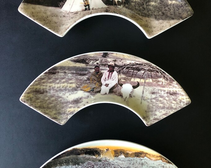 Vintage LA Huffman Curved Serving Dishes by Westernware - Etsy