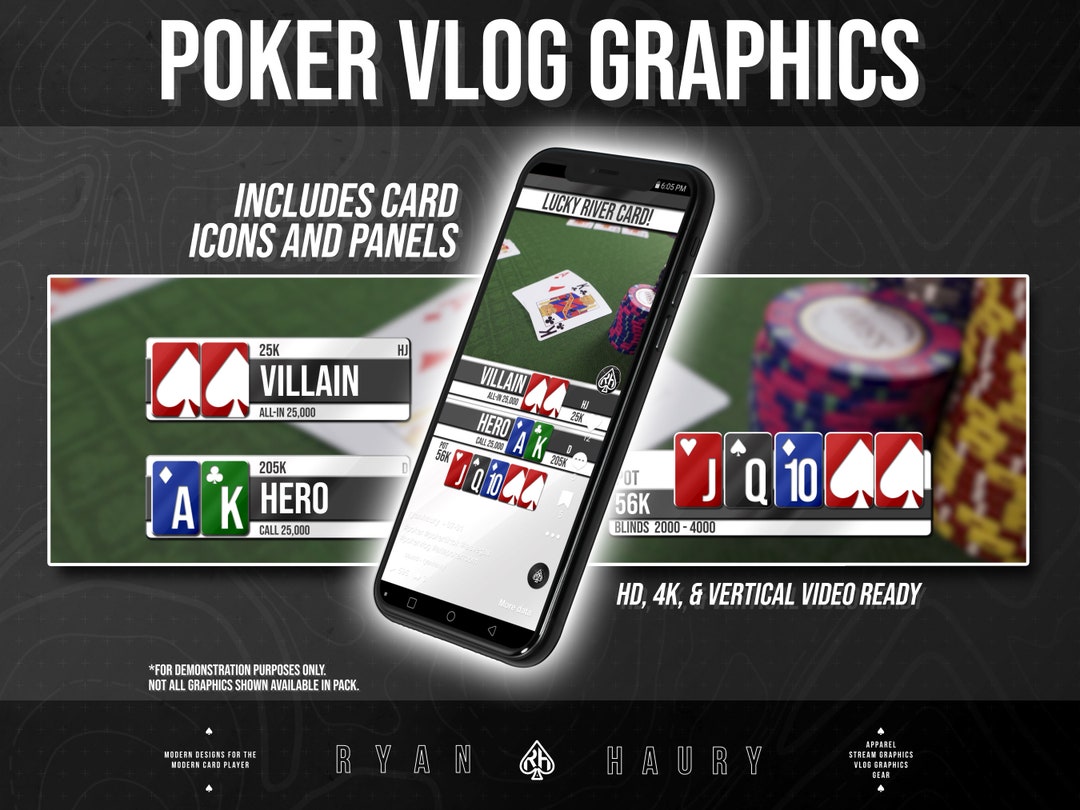 Poker Vlog Playing Card Graphics Pack for Poker Vlogs 52 Cards PNG ...