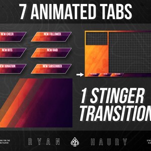 Animated Poker Livestream Overlays Fire Spades Theme Poker Content ...