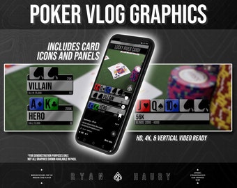 Poker Vlog Playing Card Graphics Pack for Poker Vlogs 52 Cards PNG ...
