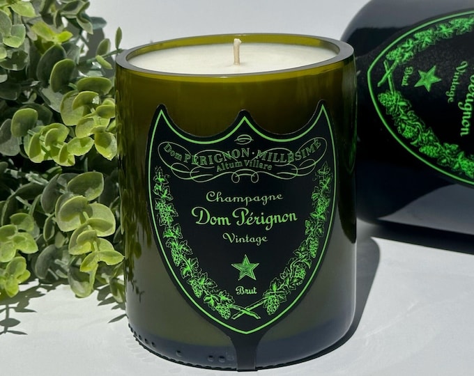 Dom Perignon Vintage 750ml Green Light up Bottle Candle - Etsy