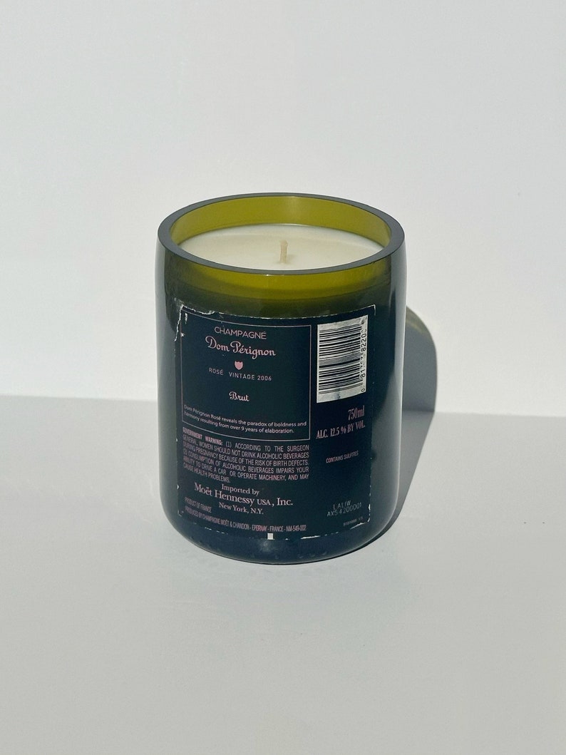 Dom Perignon Vintage 750ml Pink Bottle Candle non-light Up Rare Bottle ...