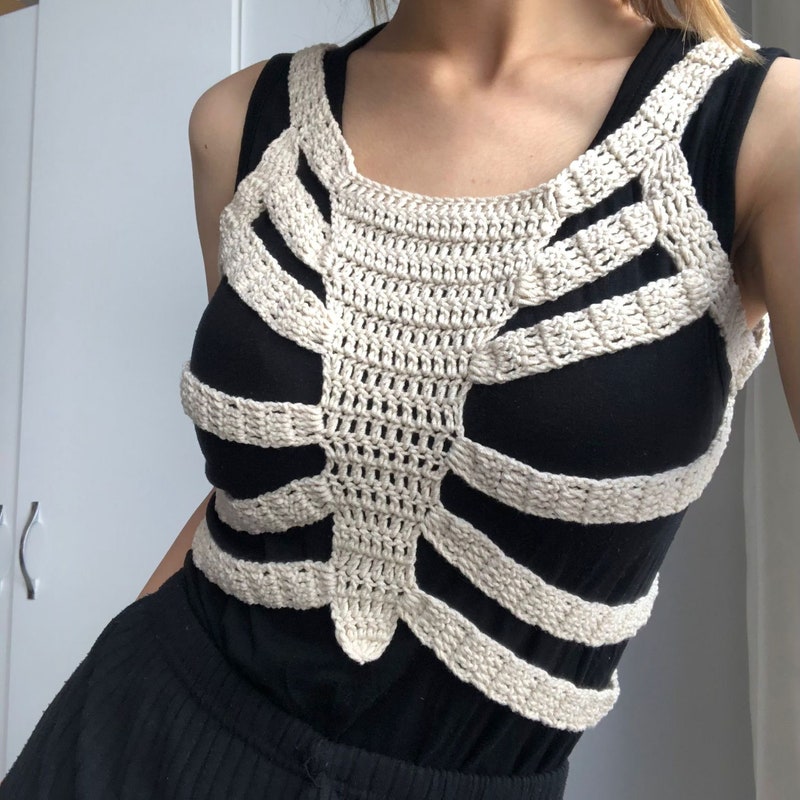 Skull Crop Top - Etsy