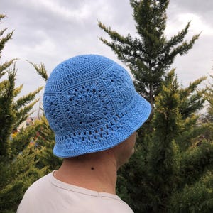 Crochet Bucket Hat for Men - Etsy