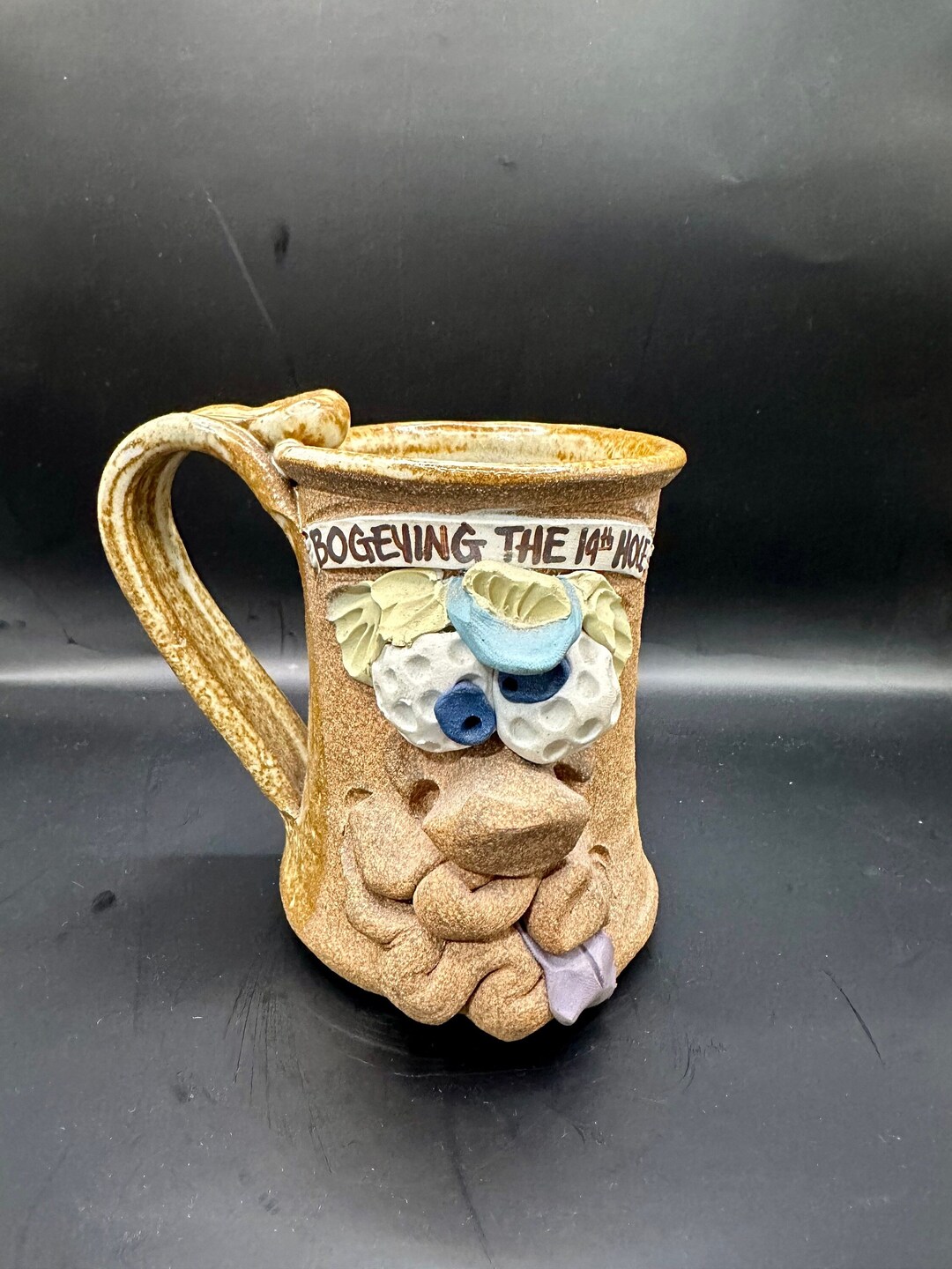 Ugly Face Golf Mug - "bogeying the 14th Hole" by Stirling Earth Works ...