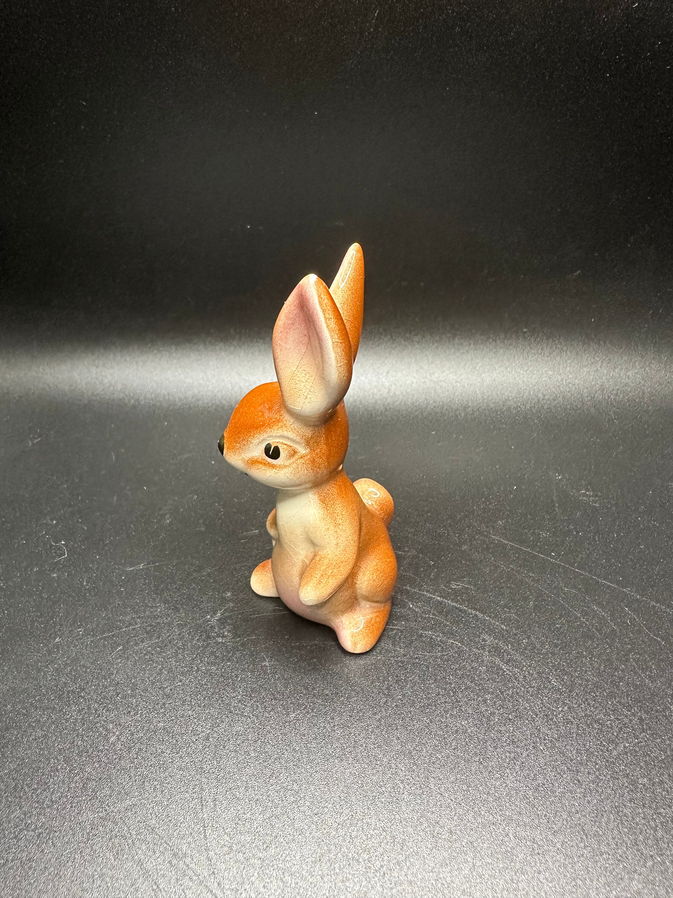Vintage Porcelain Bunny Figurine - Etsy
