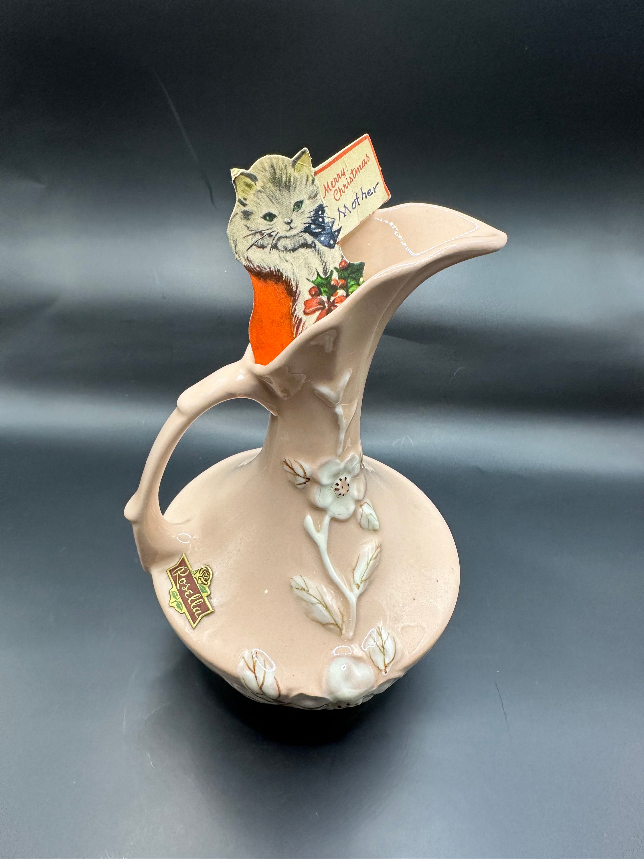 1940s Vintage Rosella Hull Art Pottery Pitcher/vase - Etsy