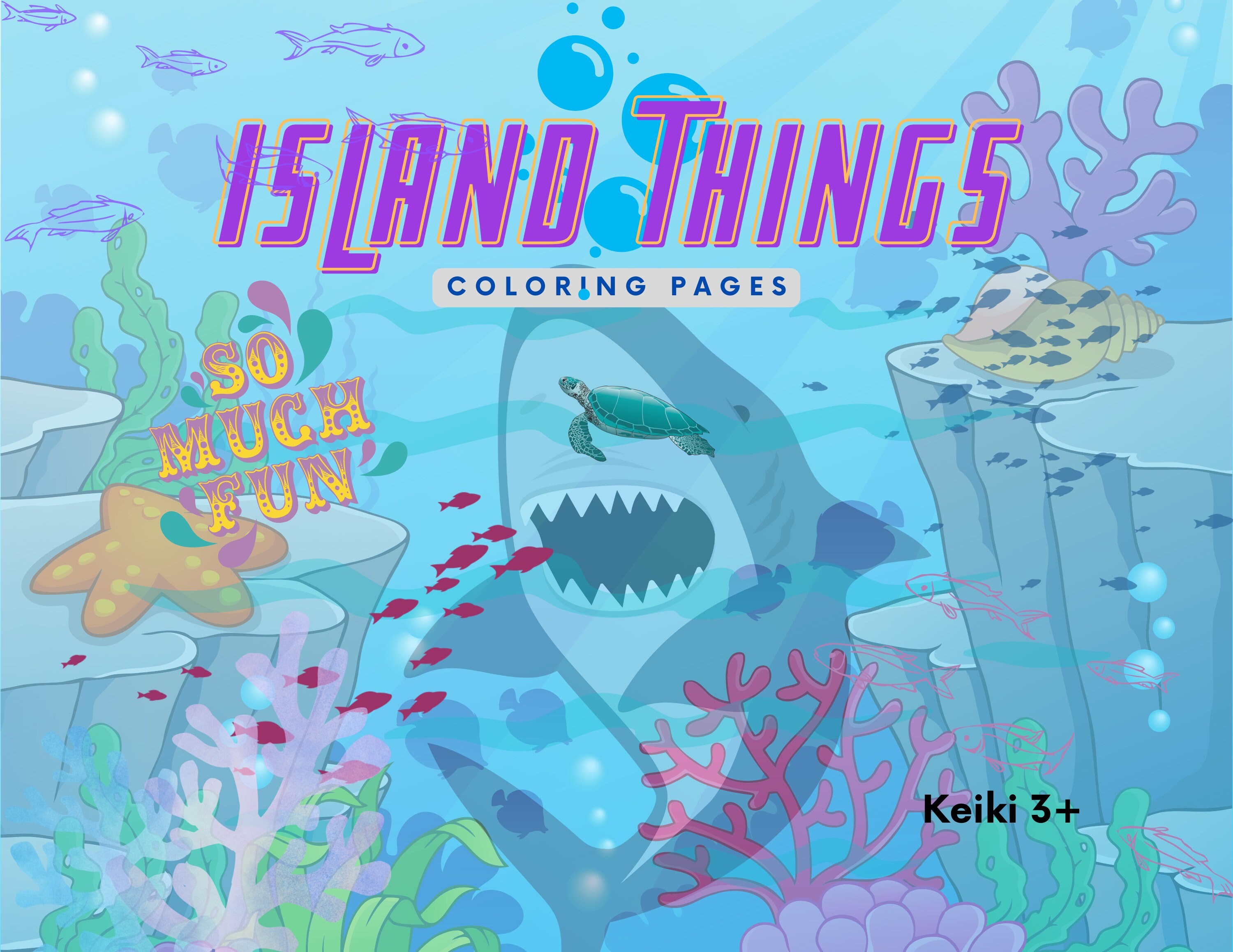 Coloring Pages: Island Things - Etsy