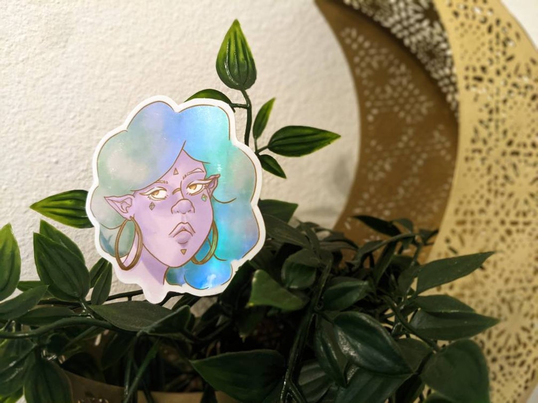 Sassy-elven Vixen Sticker - Etsy