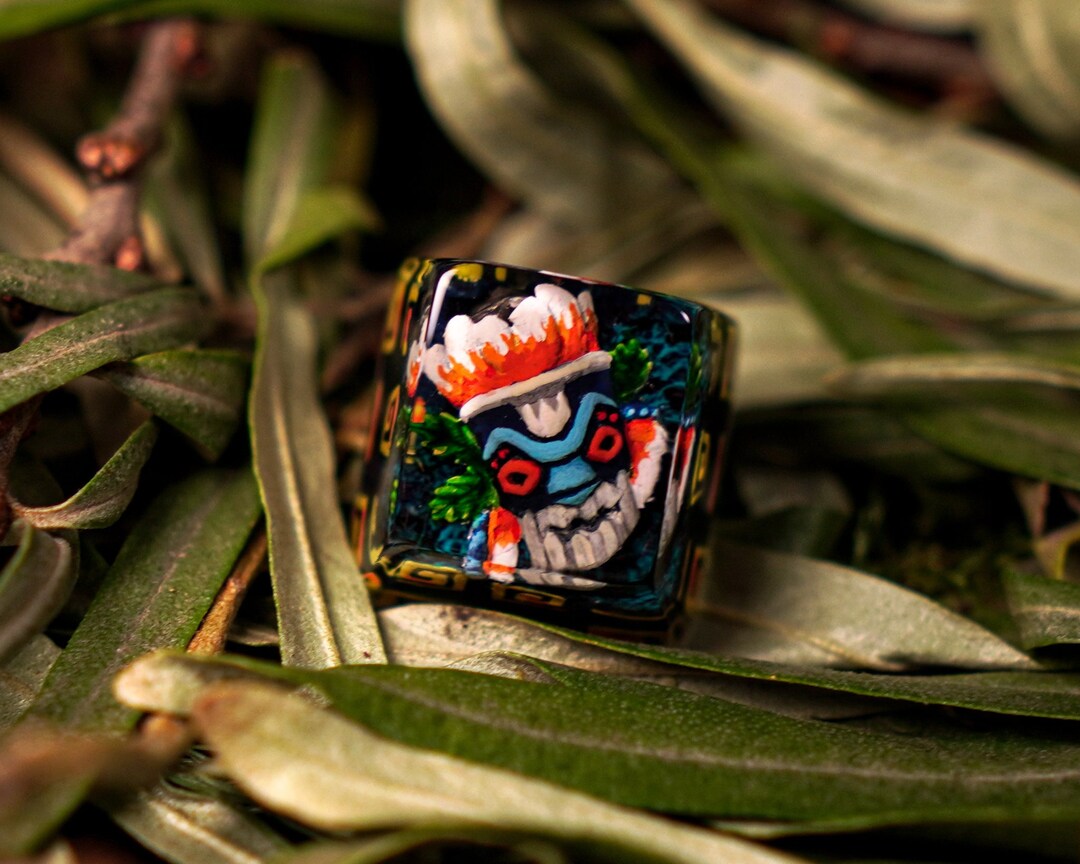 High Priest Mask, Artisan Keycap, Resin Keycap, Mechanical Keyboard ...
