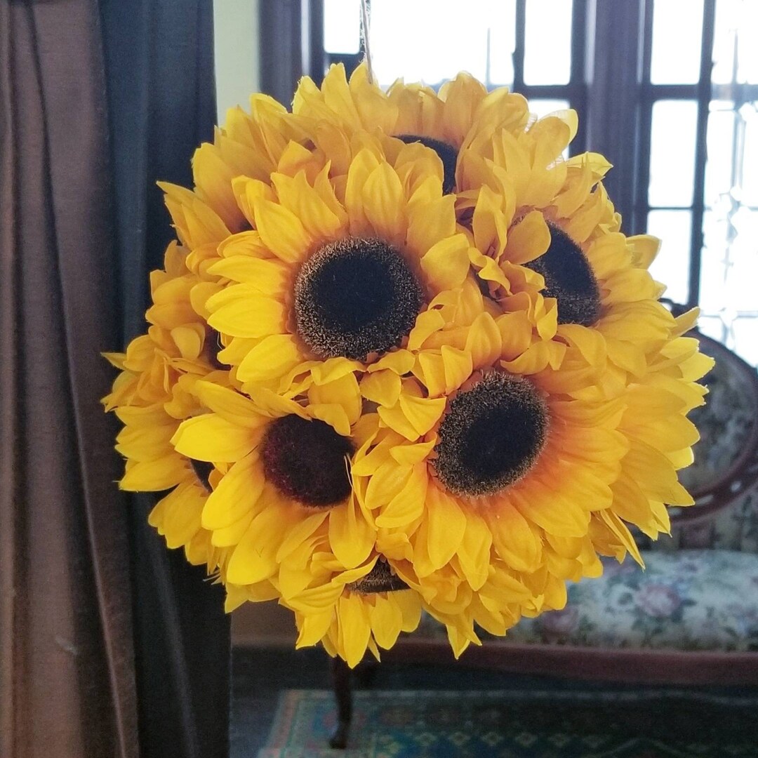 Sunflower Kissing Ball - Etsy