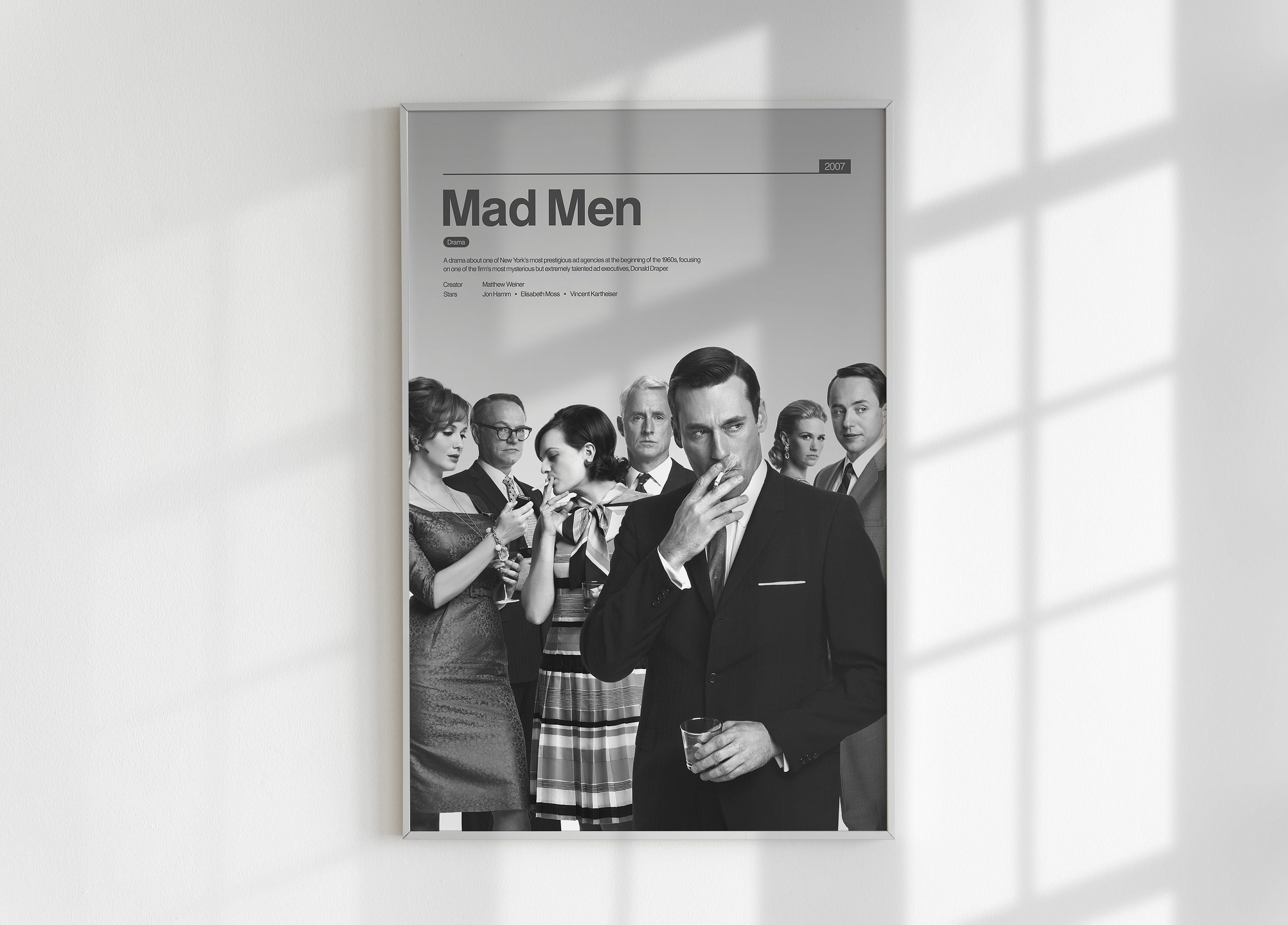Mad Men Poster - Mad Men Tv Show Print sold by Ishan Saxena | SKU ...