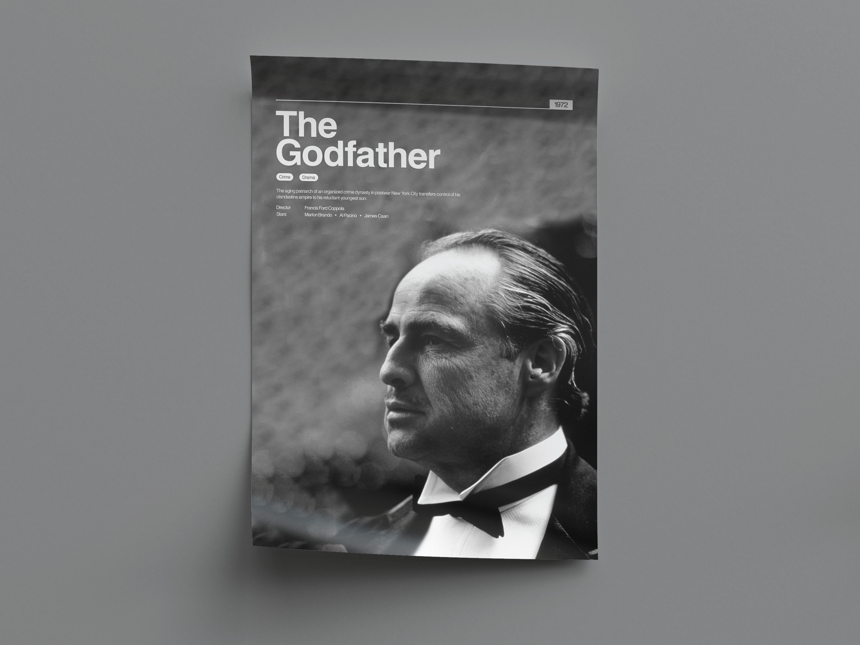 The Godfather Poster - The Godfather Movie Print
