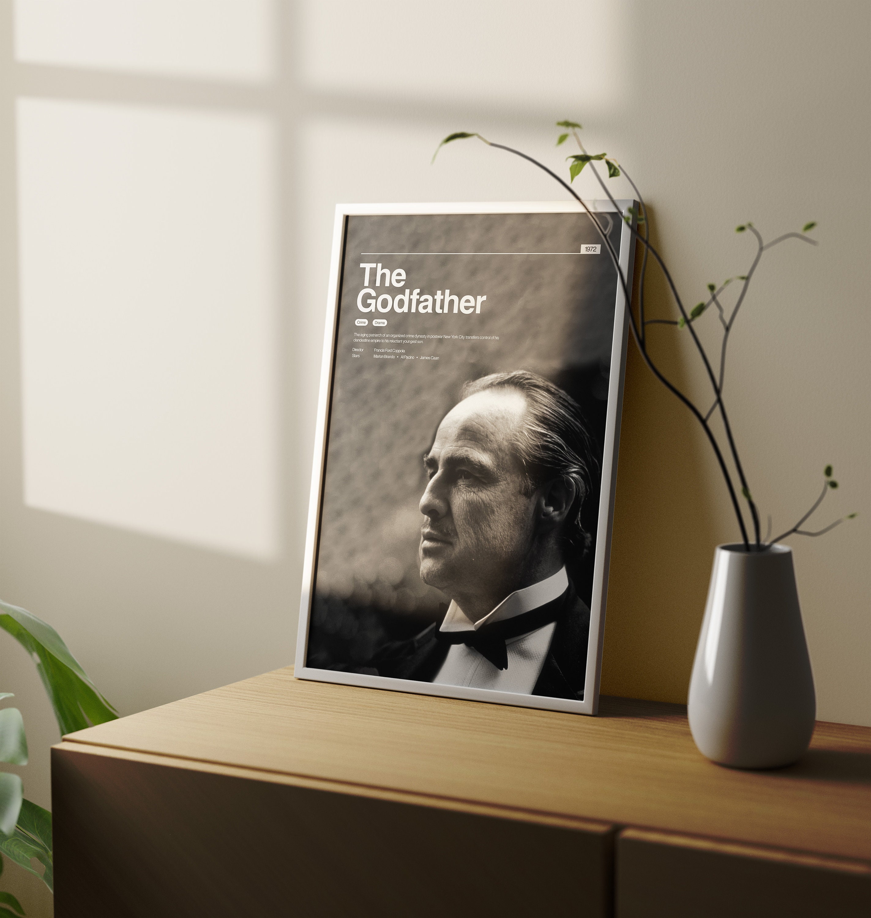 The Godfather Poster - The Godfather Movie Print