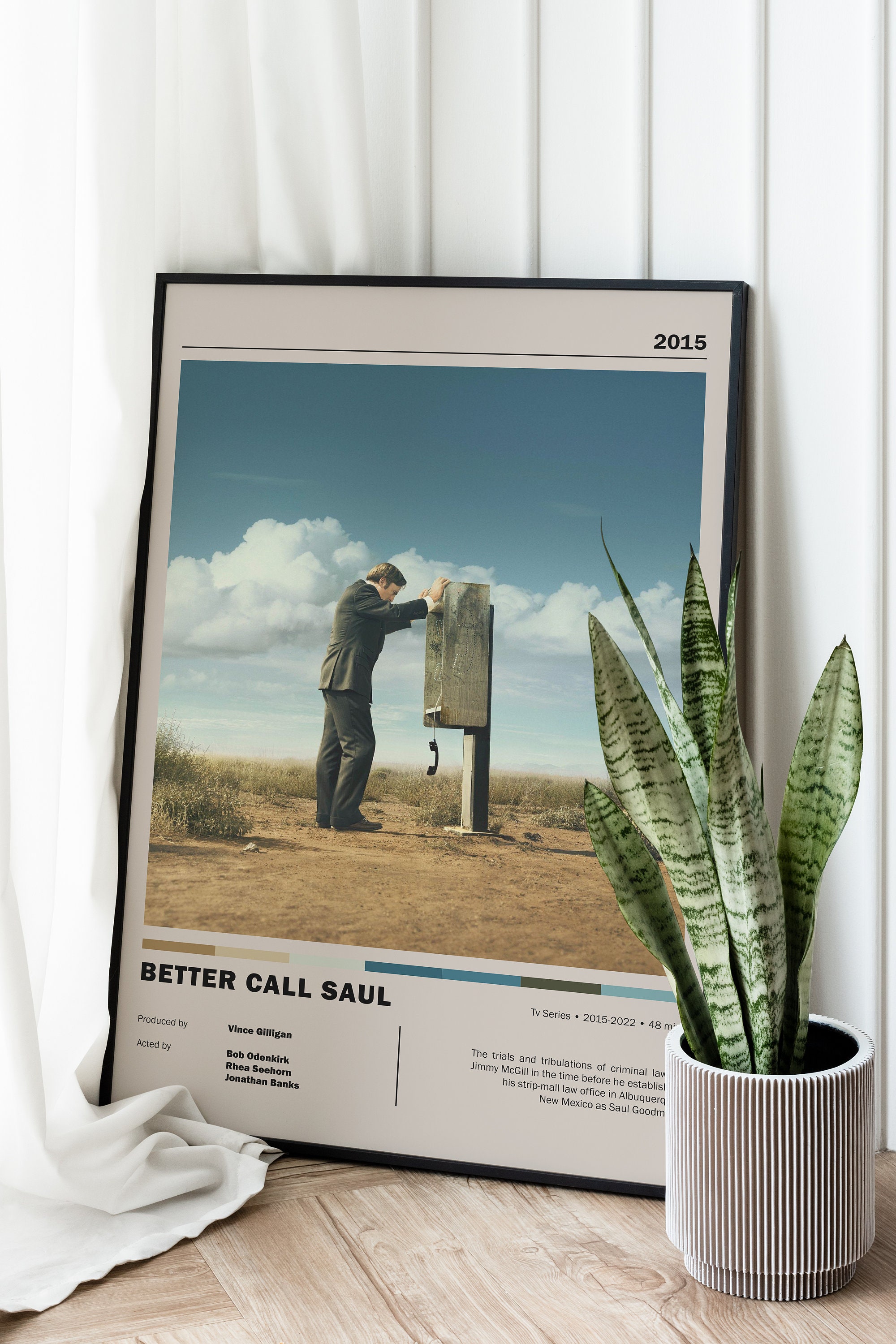 Better Call Saul Poster - Tv Series Minimalist Poster - Tv Show Retro ...