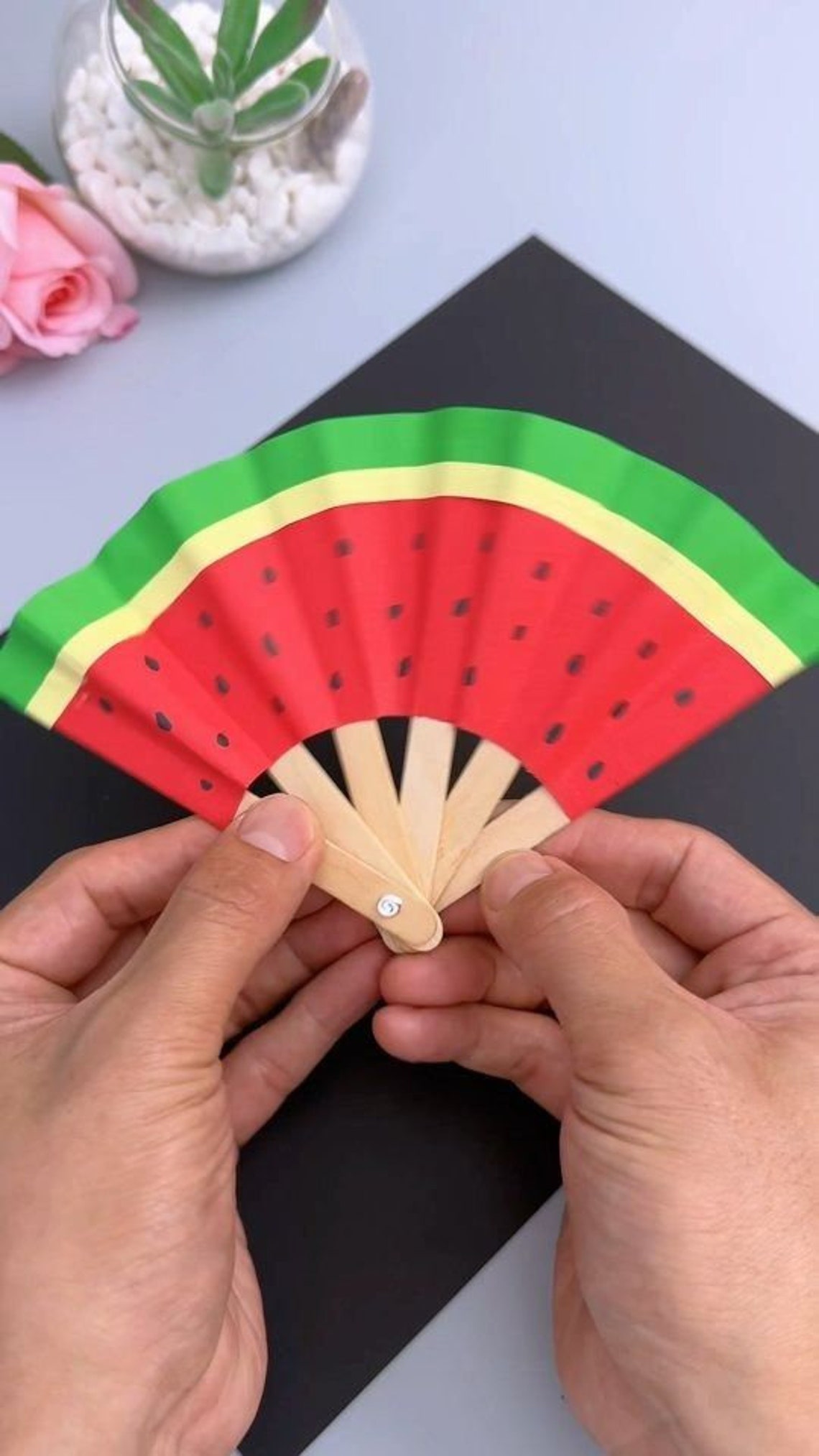 Paper Fan, Make With Children, Fun Crafts. - Etsy