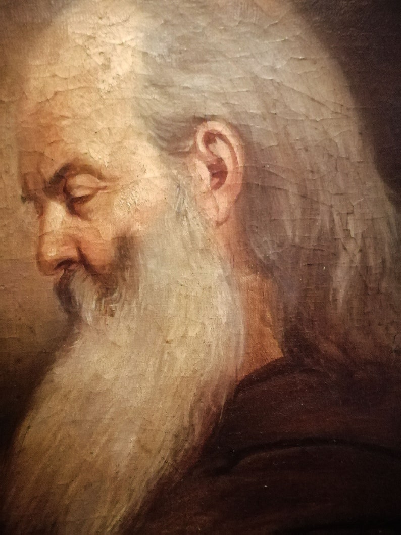 Stunning Early 19th Century Oil Painting by Andre Schmit, Half Length ... Stunning Early 19th Century Oil Painting by Andre Schmit, Half Length ...