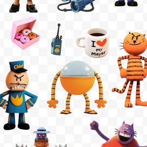 Dog Man PNG, Super Cop, Dog Movie Clipart, Digital Download, Papercraft ...