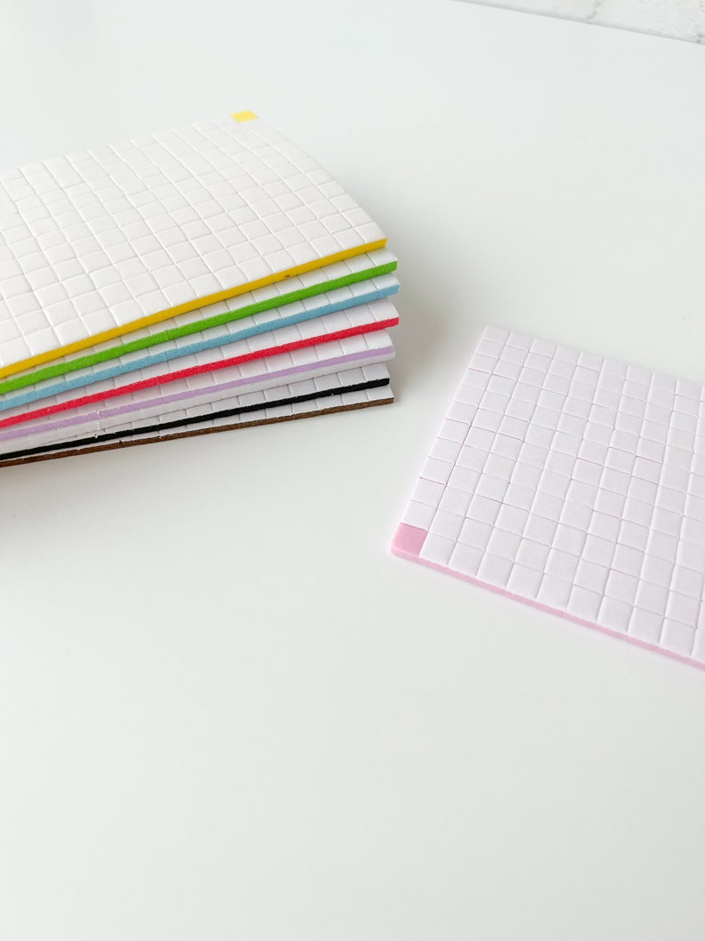 5 Sheets/ Pack, Color Foam Sheet Adhesives| Color Foamies| 3D | Foam ...