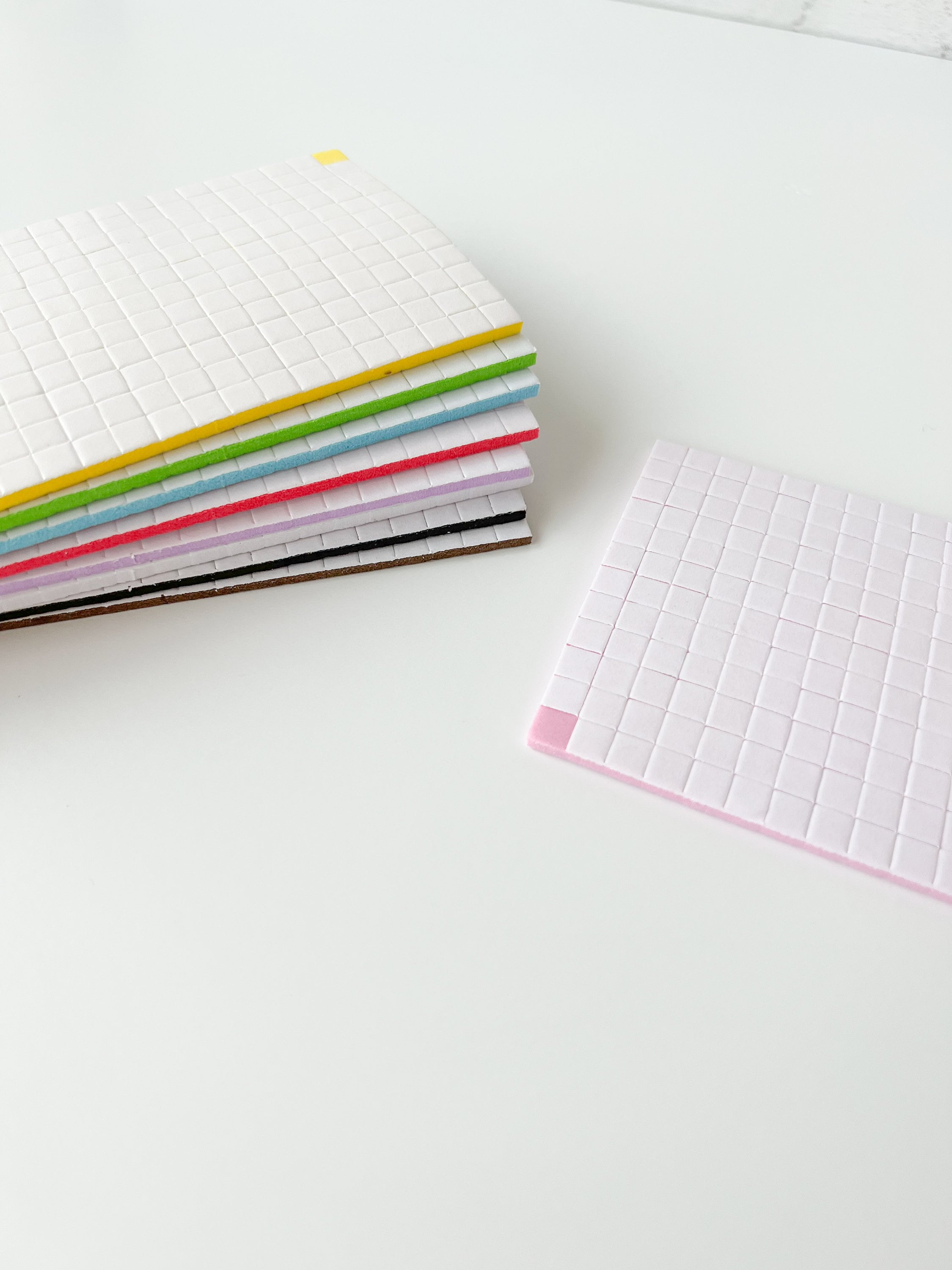 5 Sheets/ Pack, Color Foam Sheet Adhesives| Color Foamies| 3D | Foam ...