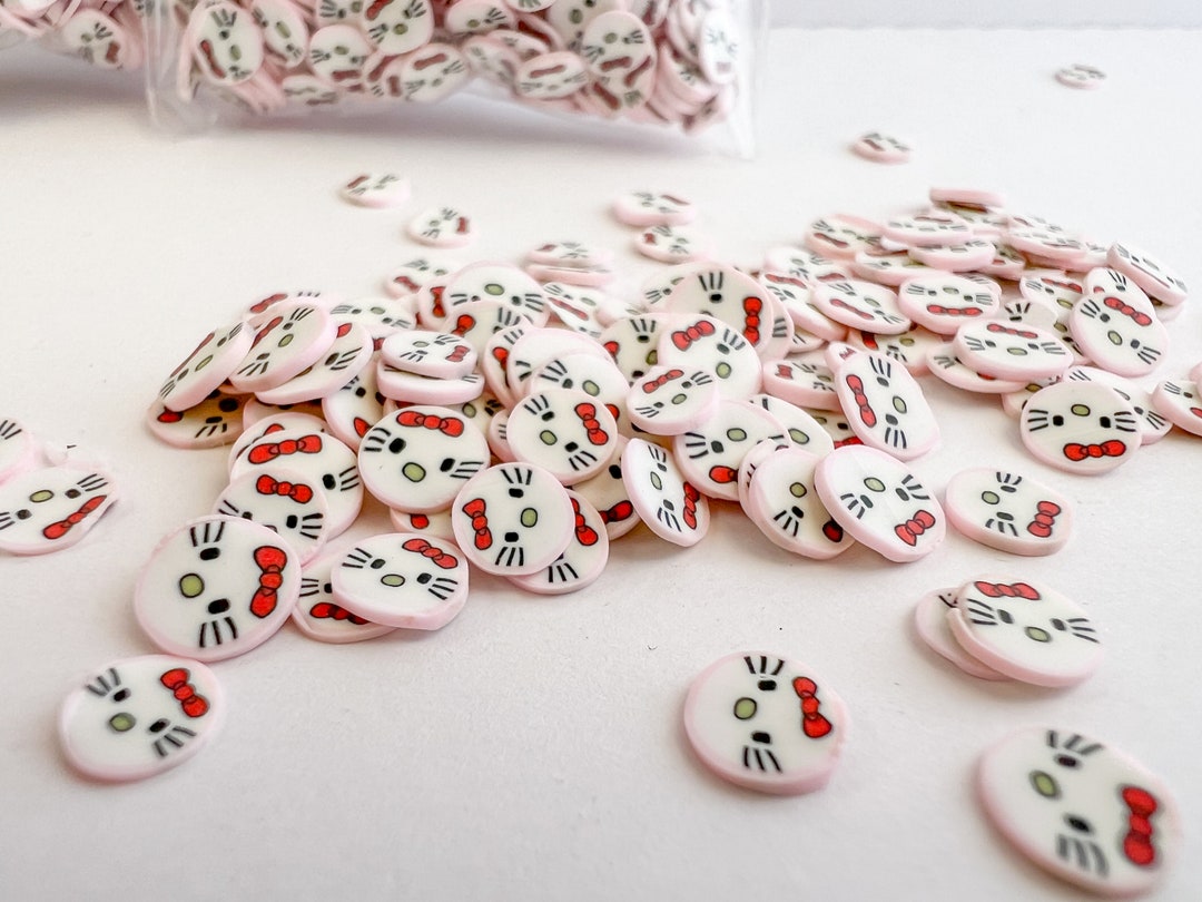 Hello Kitty-cat Polymer Clay Confetti Mix | Shaker Glitter| Arts ...