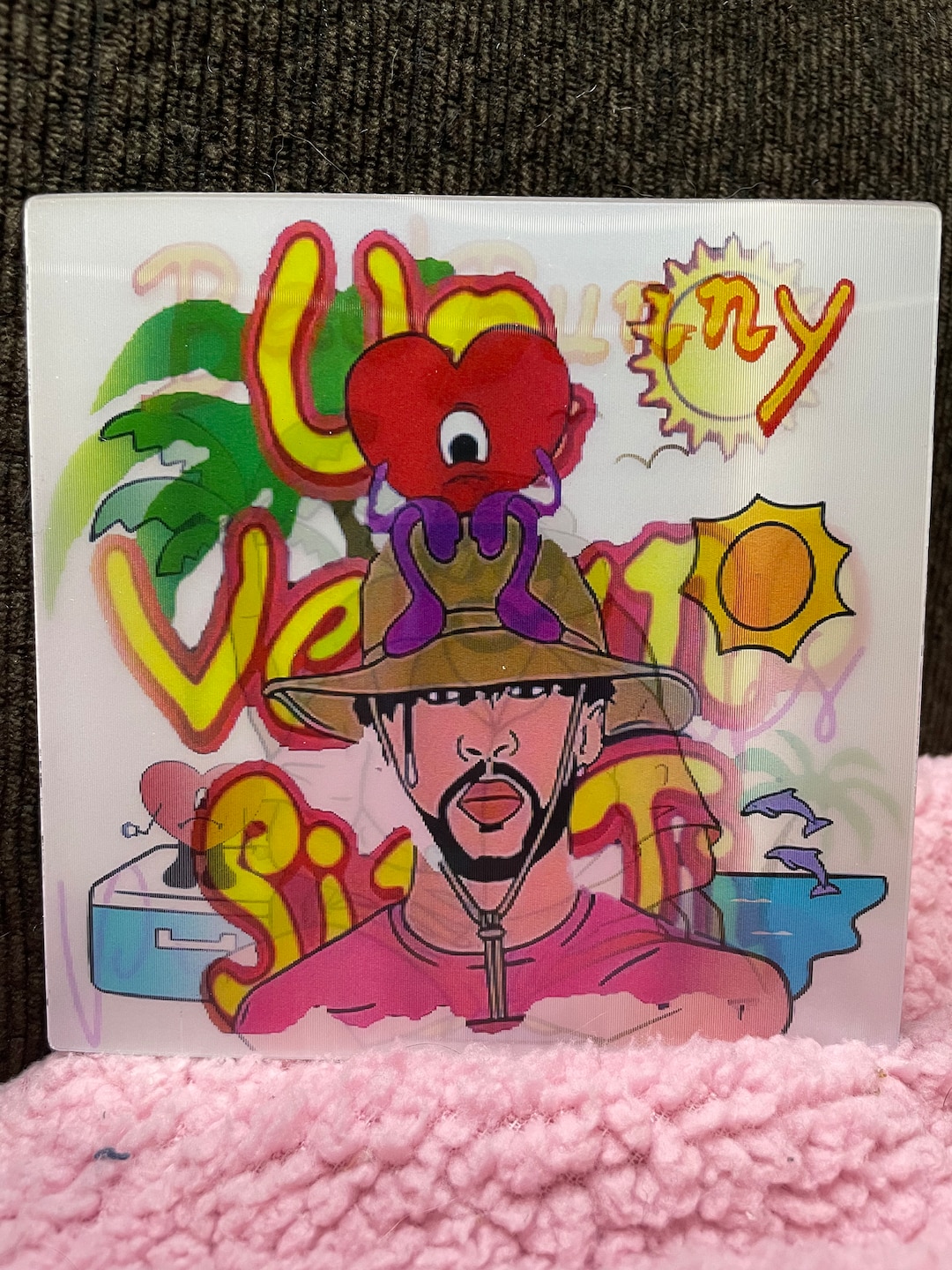 Bad Bunny 3D Stickers || UVST Stickers || Benito 3D Stickers || Un ...