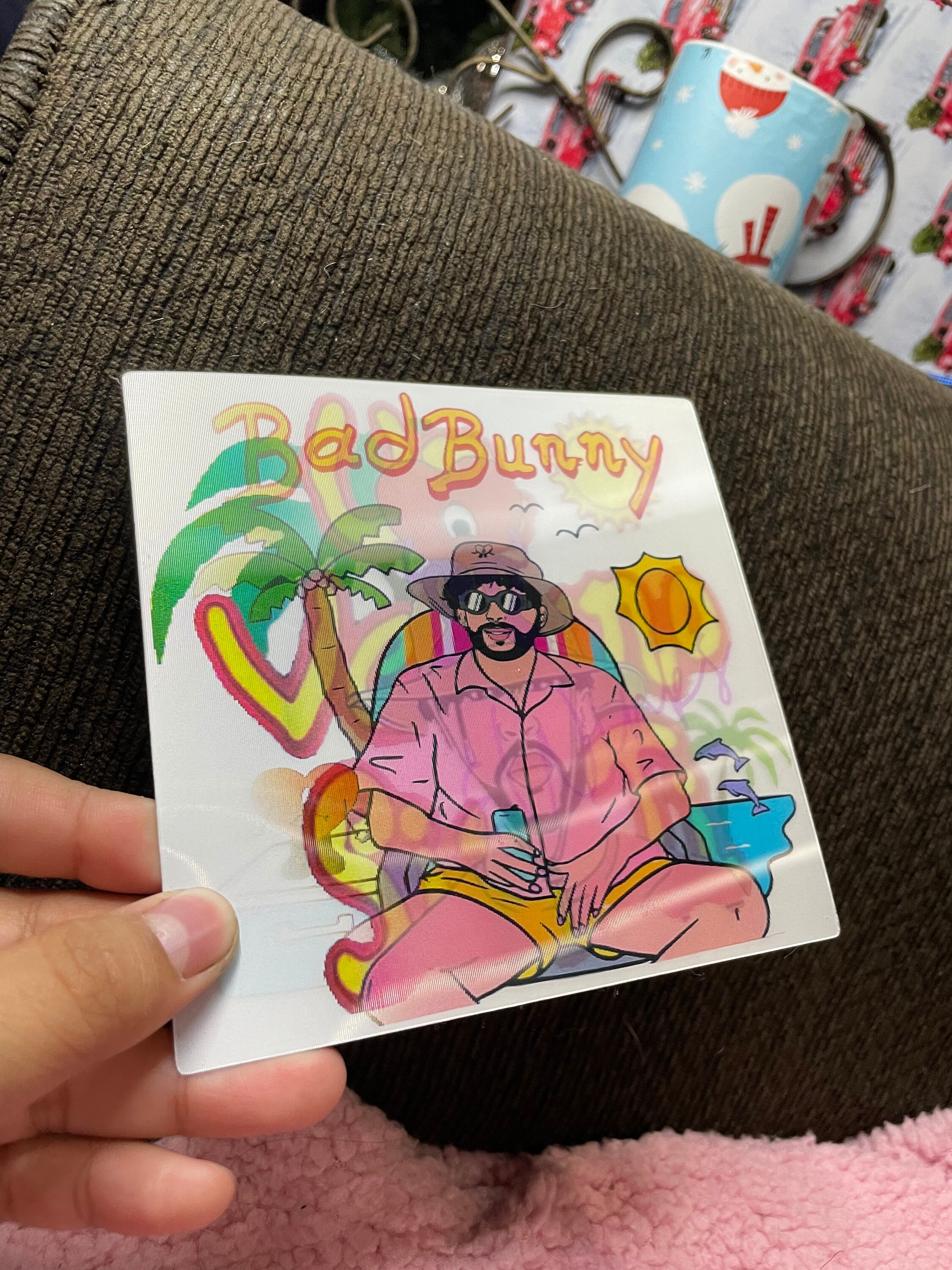 Bad Bunny 3D Stickers UVST Stickers Benito 3D Stickers - Etsy