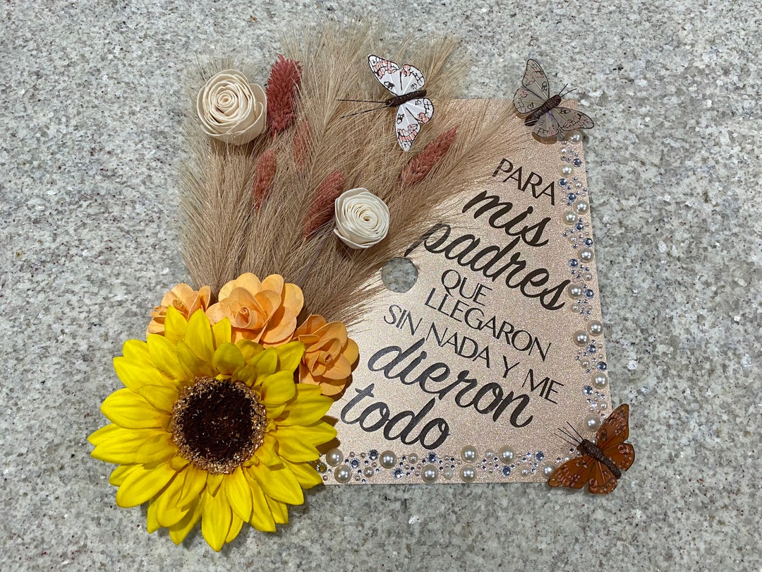 Boho Inspired Graduation Cap Topper - Etsy