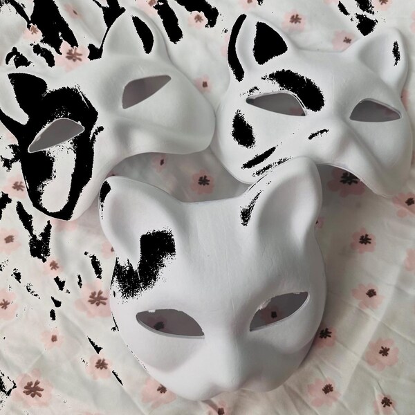Black Cat Therian Mask - Etsy