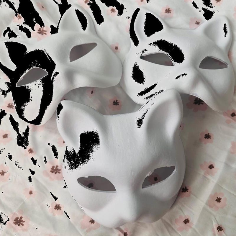 Therian Cat Mask Base - Etsy