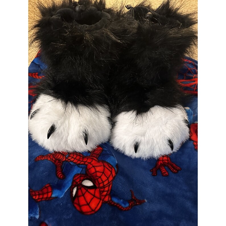 Black White Cat Furrysuit Paws Feet, Fursuit Feet Furry Paw Shoes ...