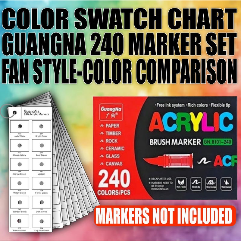 Nuancier guangna 240 - Etsy France