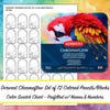 Prismacolor 132 Colored Pencils Color Chart 2 Versions-prefilled Swatch ...