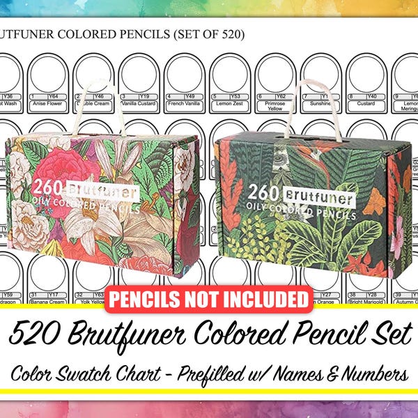 520 Colored Pencil - Etsy