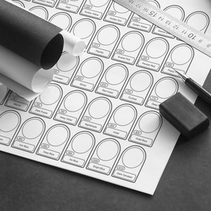 DERWENT INKTENSE 100 Colored Pencils Color Swatch Chart- Prefilled ...