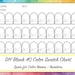 40 Color Printable Swatch Chart Generic DIY Artist Reference Colored ...