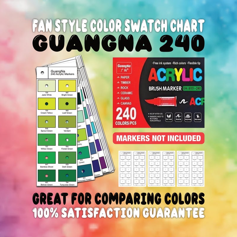 Nuancier guangna 240 - Etsy France