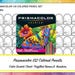 Prismacolor 132 Colored Pencils Color Chart 2 Versions-prefilled Swatch ...