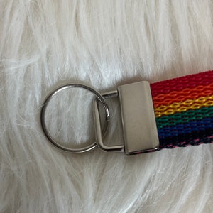 Rainbow Key Fob Wrist Strap - Etsy