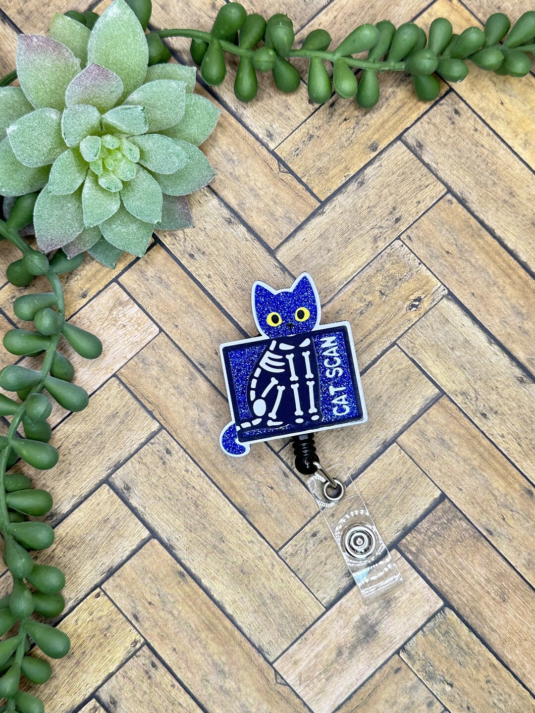 Cat Scan Badge Reel - Etsy