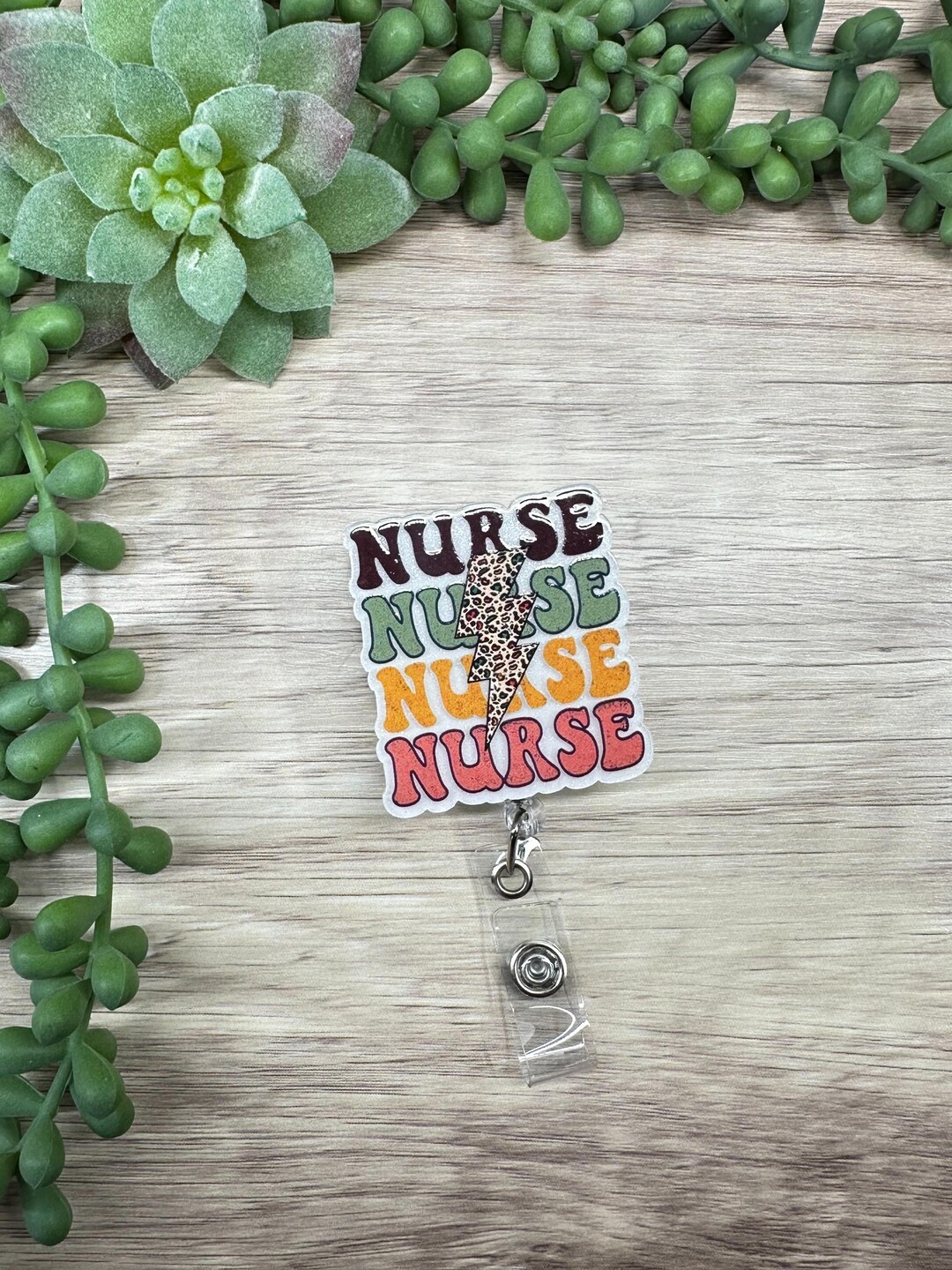 Nurse Fall Stack Badge Reel - Etsy