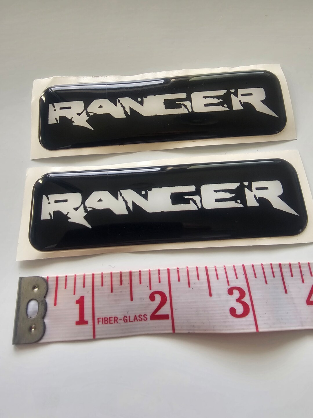 Set of 2 Gel Coated Ford Ranger Emblem Overlays Black/white - Etsy