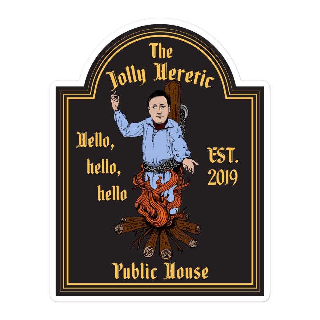 Stickers the Jolly Heretic Public House - Etsy Finland
