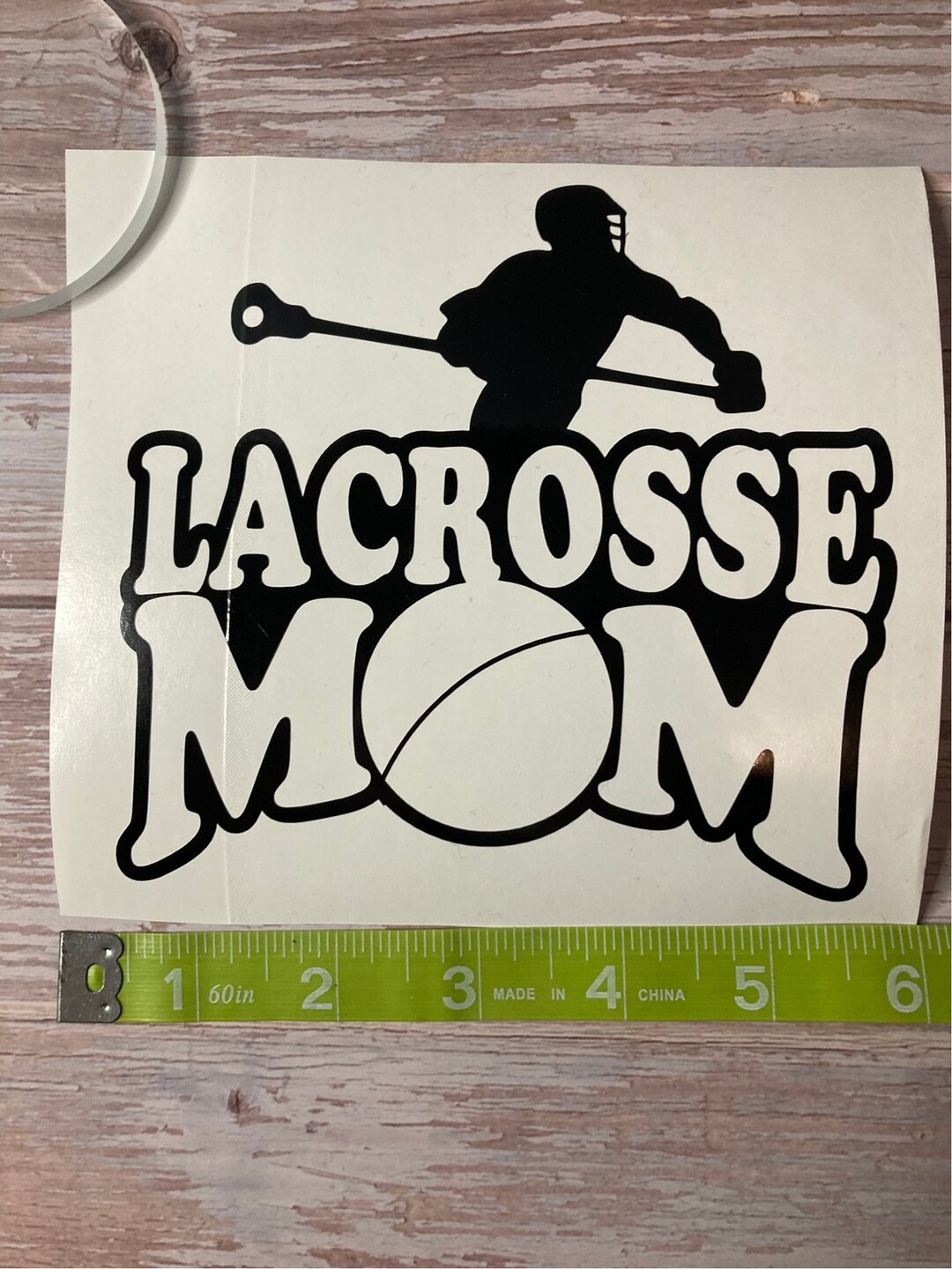 Lacrosse Mom Car Decal, Multiple Colors to Choose From, Lacrosse Car ...