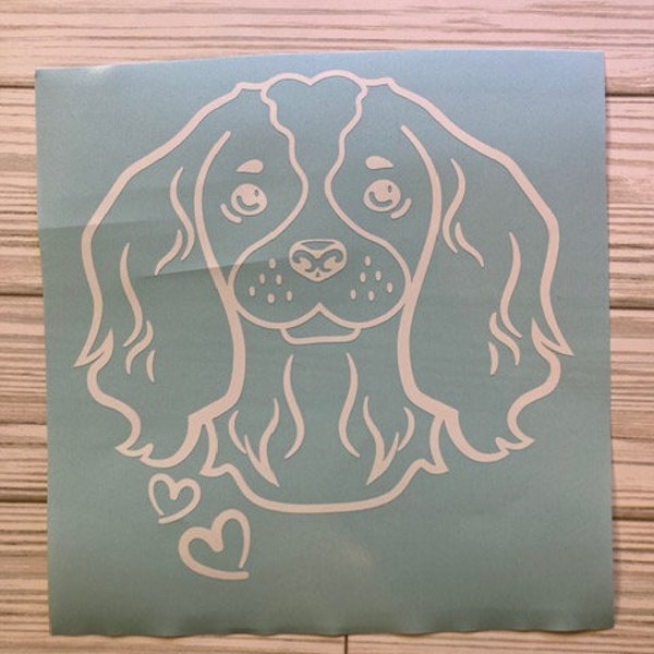 Cocker Spaniel Car Decal - Etsy
