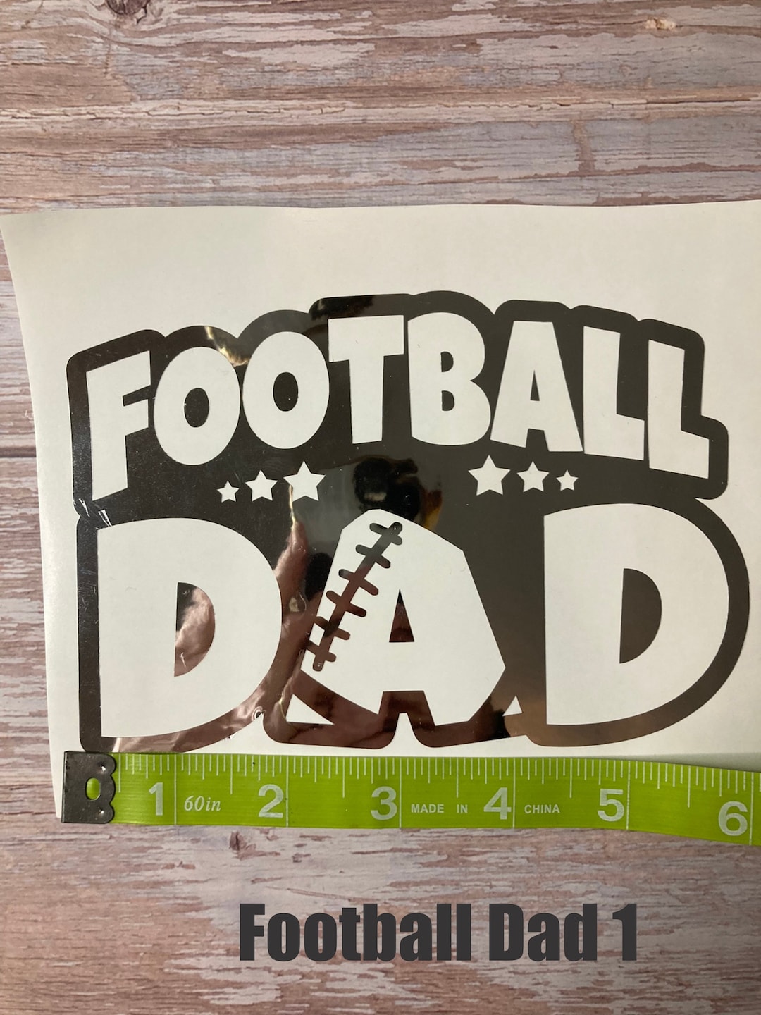 Football Dad Car Decal, Multiple Designs to Choose From, Multiple ...