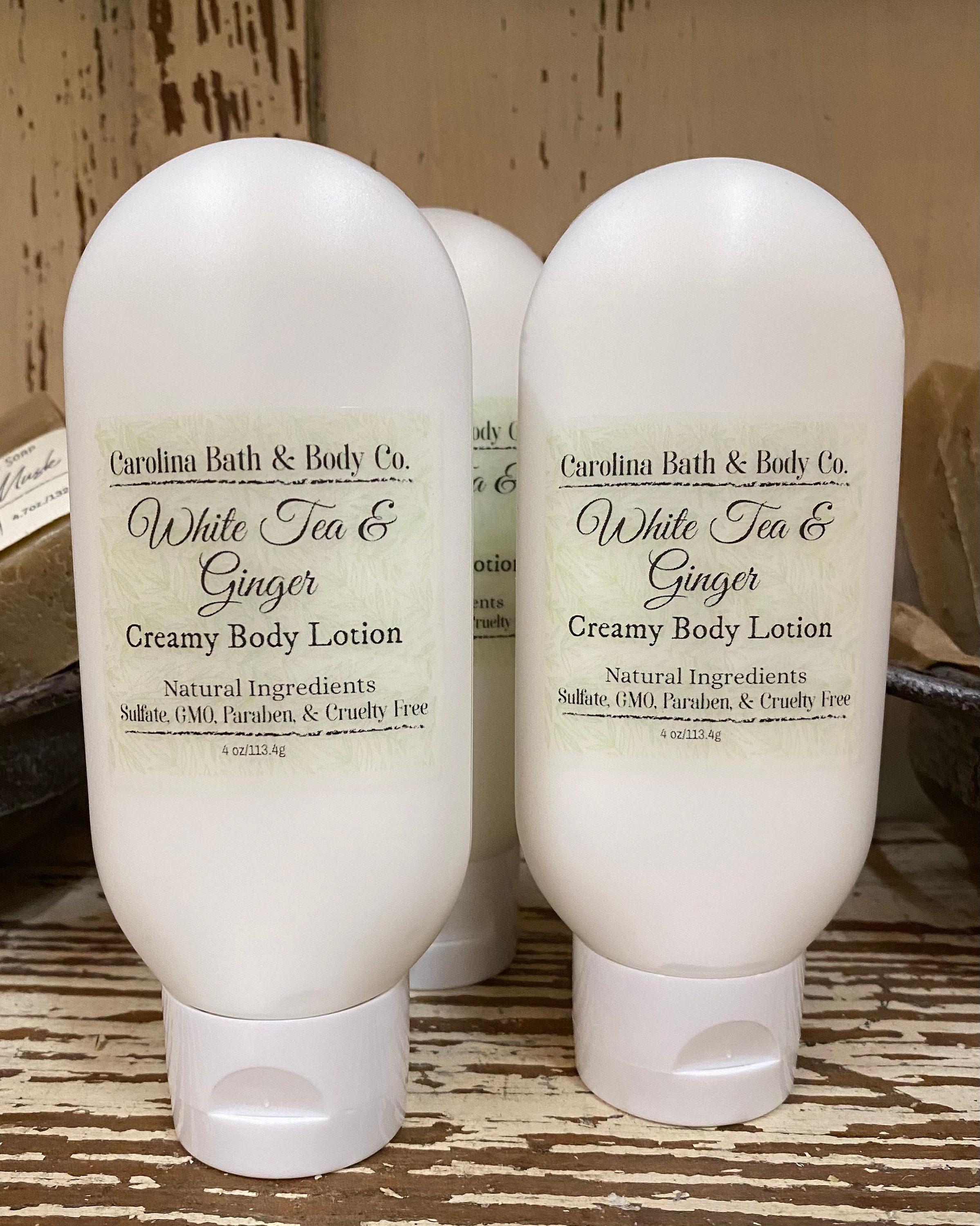 White Tea & Ginger Creamy Body Lotion - Etsy