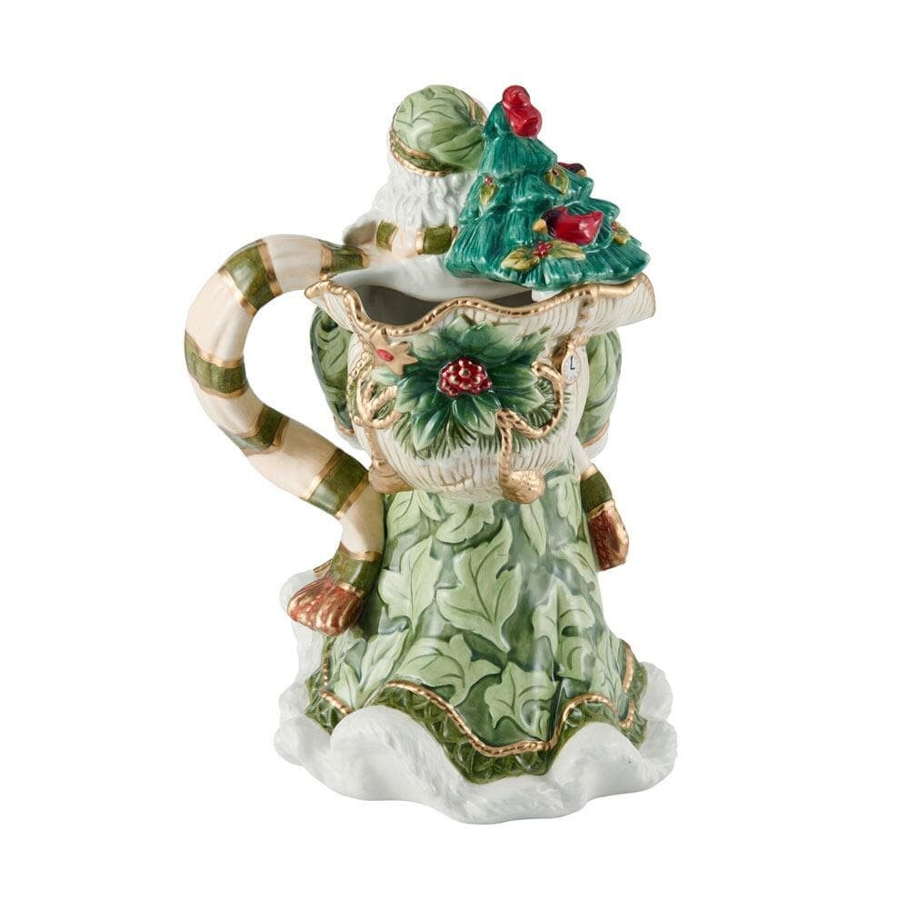Fitz and Floyd Winter Solstice Santa Pitcher RARE FIND!! - Etsy