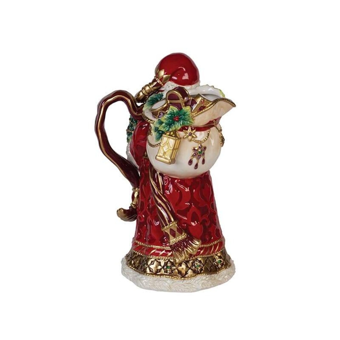 Fitz and Floyd Renaissance Holiday Santa Pitcher RARE FIND!! - Etsy