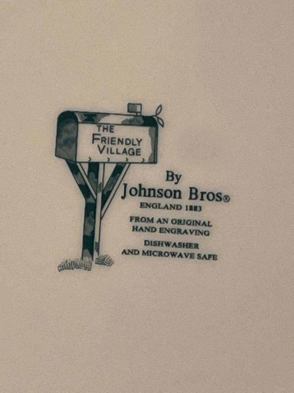 THE SONE WALL the Friendly Village Johnson Brothers - Etsy